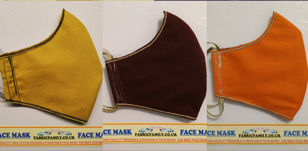 Plain Face Masks | Fabric Family – Fabric Alex
